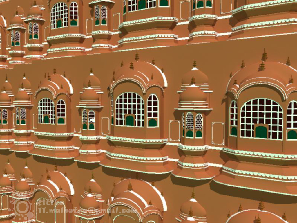 Ritika's work: Hawa Mahal