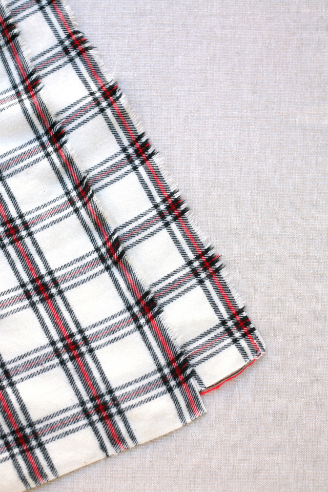 DIY ASOS plaid blanket scarf tutorial / Create / Enjoy