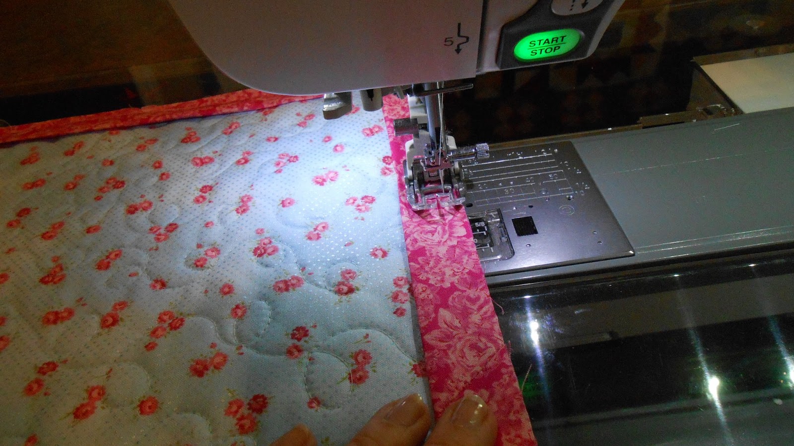 Because I say sew ;) : Machine binding made simple... Part 1 (the back)