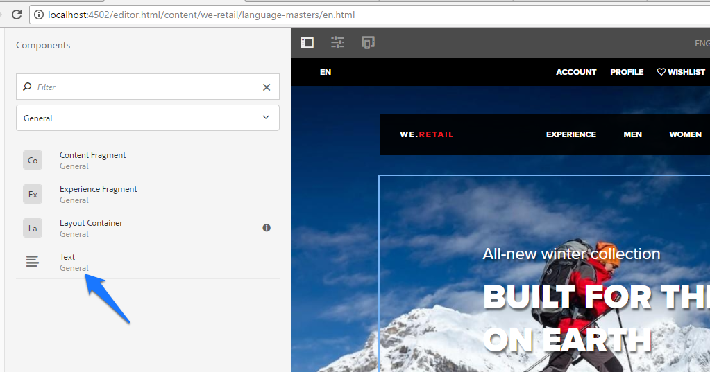 Experiencing Adobe Experience Manager (AEM, CQ): AEM 63 - Touch UI make General group Components ...