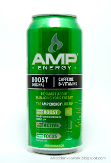 What I Drink At Work: AMP Energy Boost Original Energy Drink Review