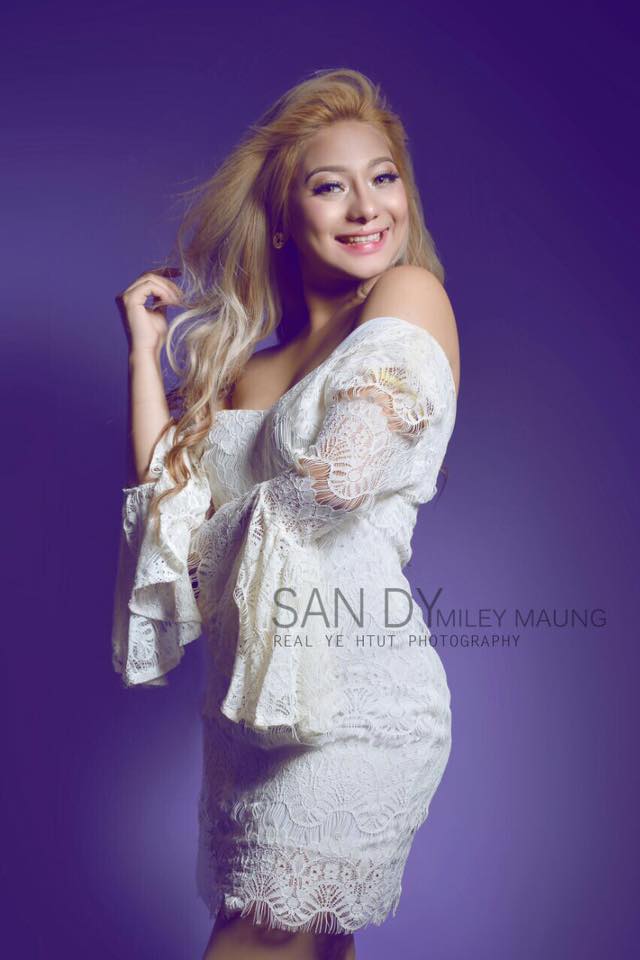 Hot Myanmar Model Sandy in attractive shoulder-off dress - Burmese ...