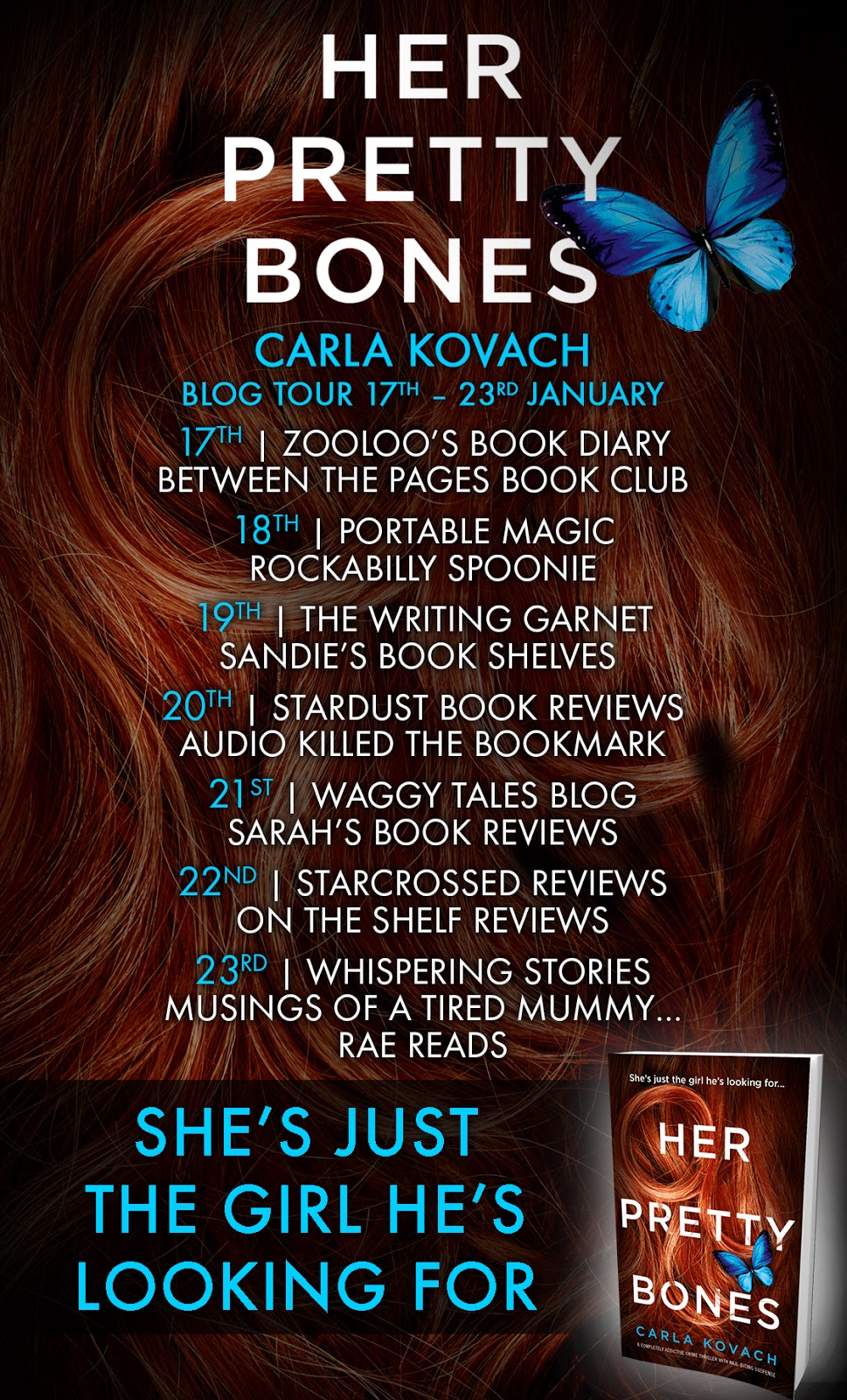 Sarah's Book Reviews: Blog Tour - Her Pretty Bones by Carla Kovach