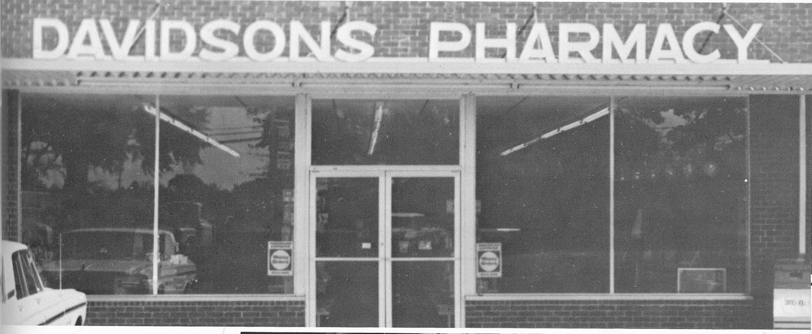 IMAGES OF OUR PAST - DAVIDSON'S PHARMACY - EAST DUBLIN, GEORGIA 1968