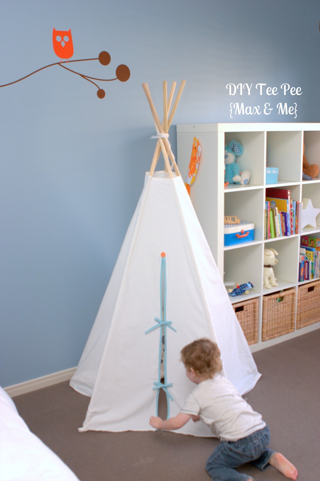Max & Me: DIY TeePee - Pinterest Challenge #4