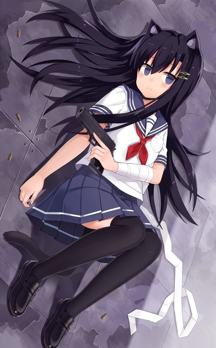 بنات الانمي صور انمي قطط بنات كرتون Anime Cats Girls