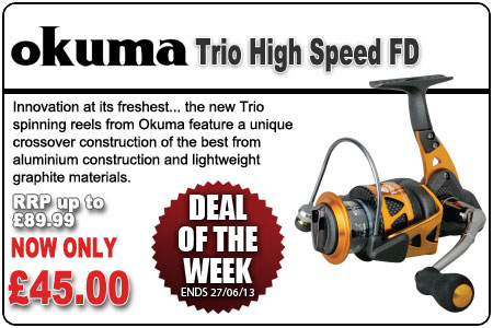 Deal of the Week - Okuma Trio High Speed FD Reels!
