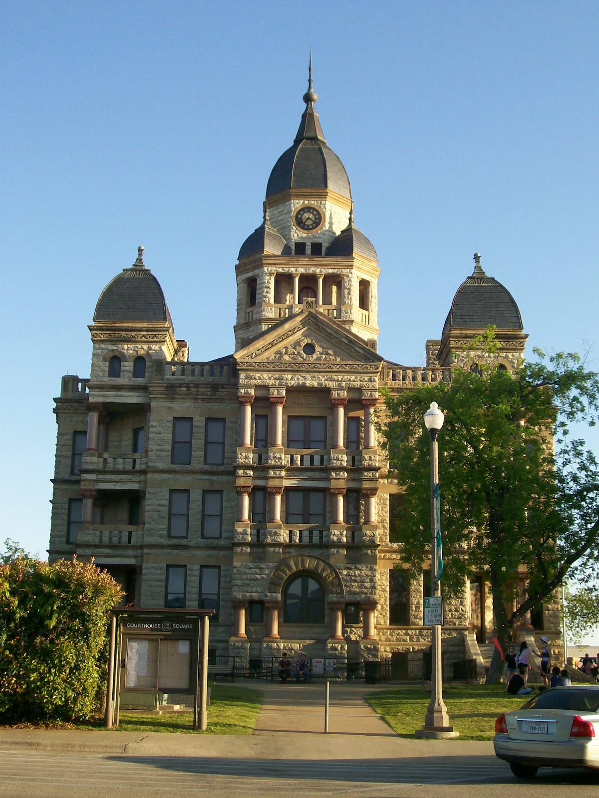 View from the Passenger Window: Denton's Courthouse Museum Square