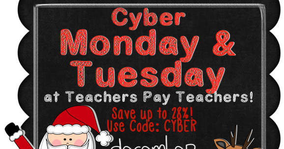 Primary Possibilities: Huge Cyber Monday And Tuesday Sale at TpT!