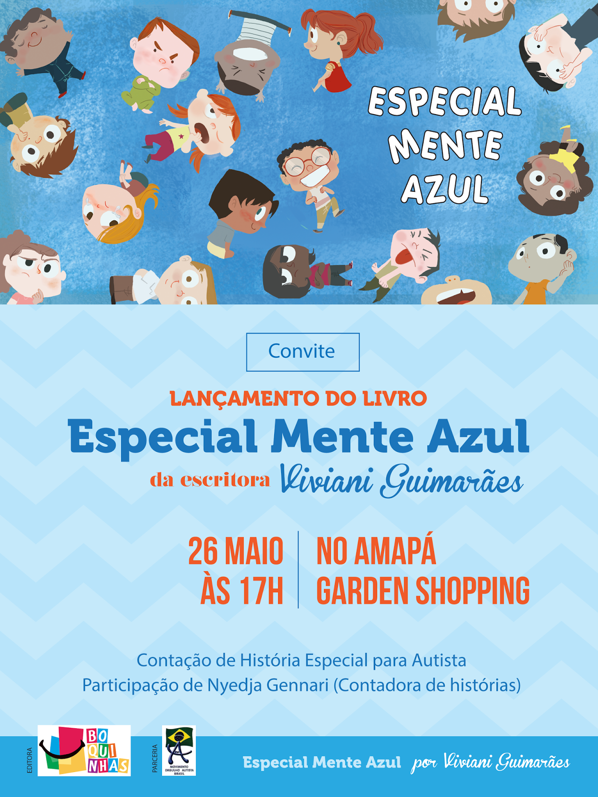 Blog da Ve: Livro Especial Mente Azul será lançado no Amapá