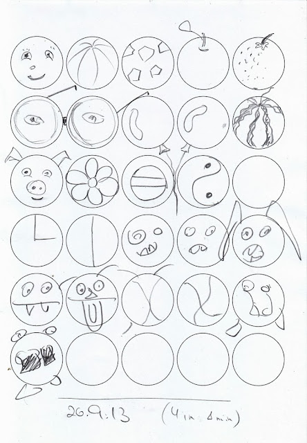 Weekly : Doodles and tuts: Developing creativity: the 30 circles exercise