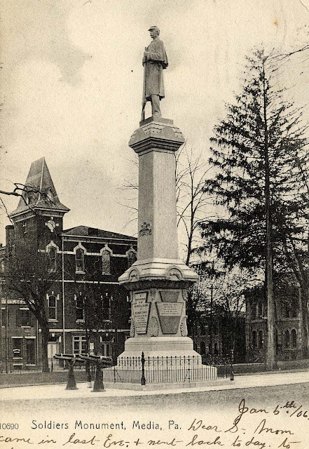 Delaware County History: Media Boro's Civil War Monument a look back at ...