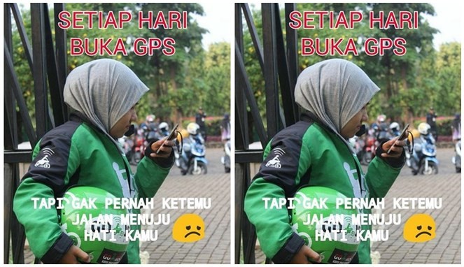 30 Meme Lucu Gojek Yang Bisa Membuat Senyum - Meme Kocak Bikin Ngakak