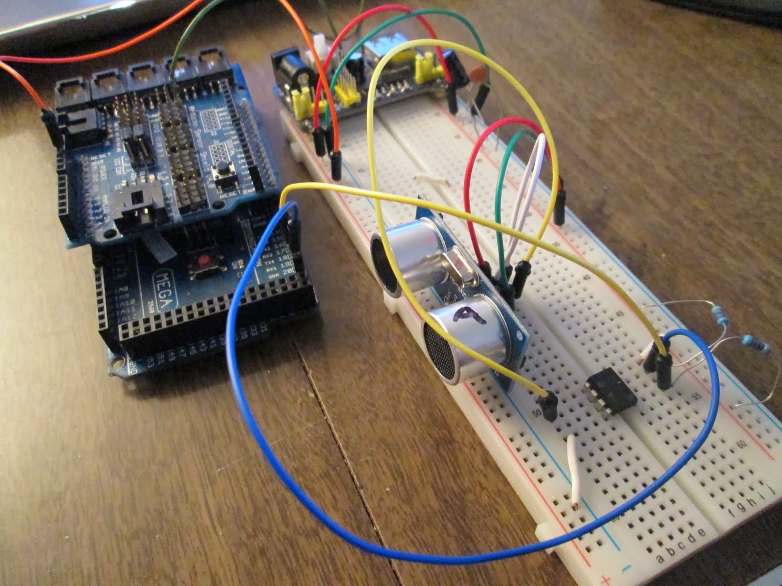 Projects from Tech: I2C HC-SR04 Sonar Module: ATtiny85 I2C