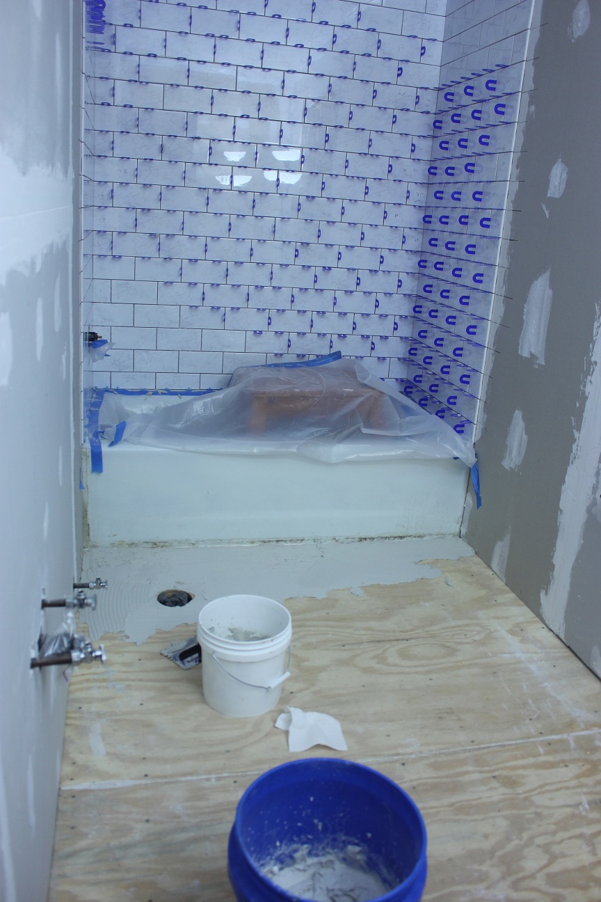 *The Handcrafted Life*: Downstairs Bath Renovation: Tiling, Grouting ...