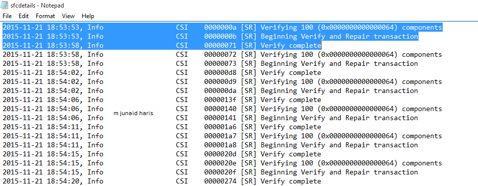 Exploring Computer sciences: HOW TO VIEW DETAILS OF SYSTEM FILE CHECKER!