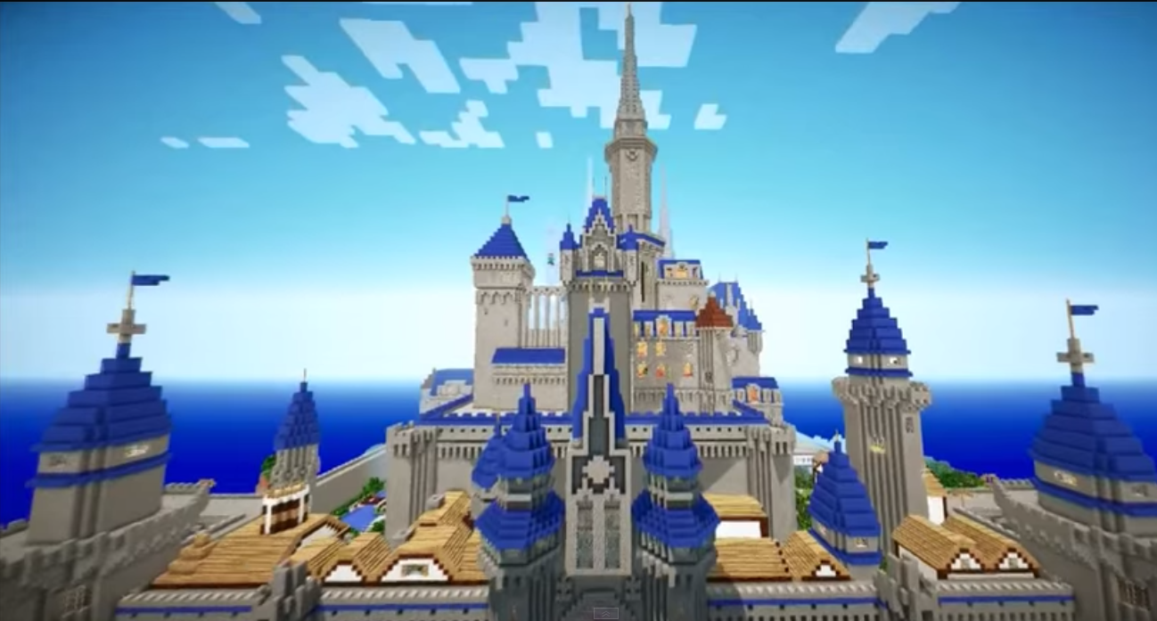 Minecraft PE - Tudo Sobre Mcpe: Mapa Do Castelo Da Disney- Download