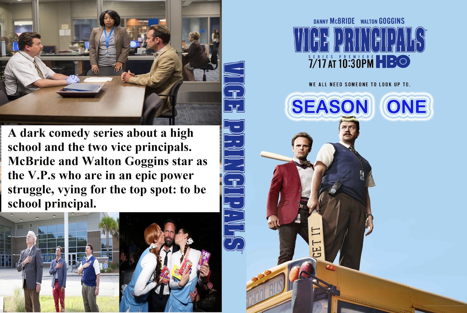 KIM JACOBS UG: Vice Principals Season One (TV Series 2016) DVD Cover