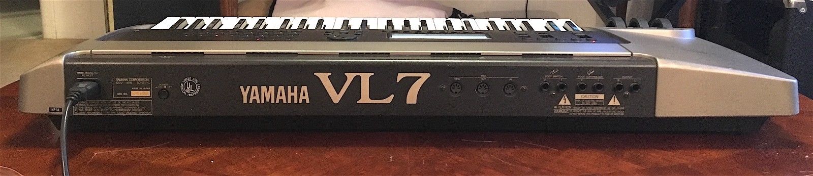 MATRIXSYNTH: YAMAHA VL7 - RARE PHYSICAL MODELING SYNTHESIZER