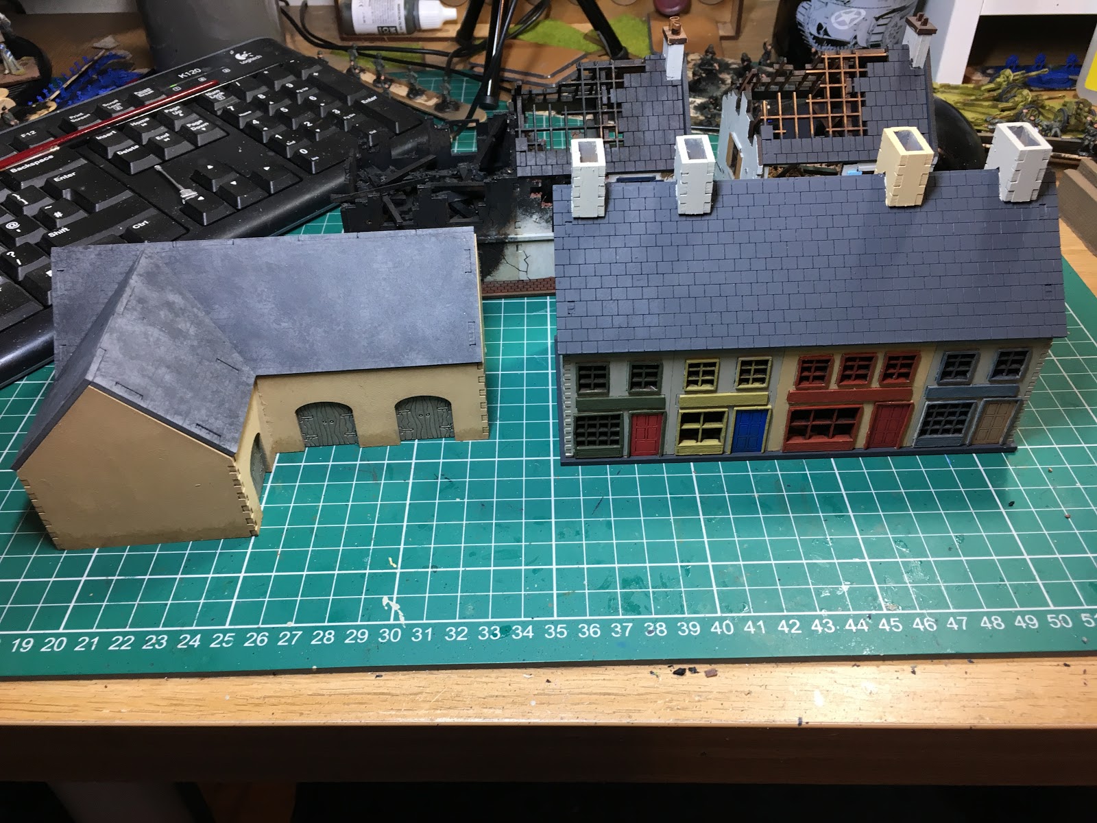 Mad Tin Hatter!: Finished!: 15mm Mdf buildings