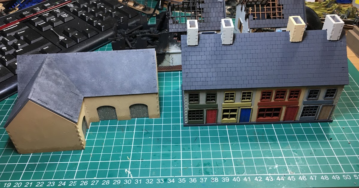Mad Tin Hatter!: Finished!: 15mm Mdf buildings