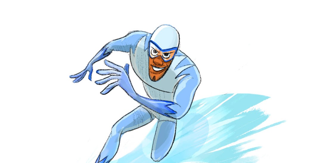 Joanna Davidovich's Art & Animation Blog: Sketch Dailies: Frozone