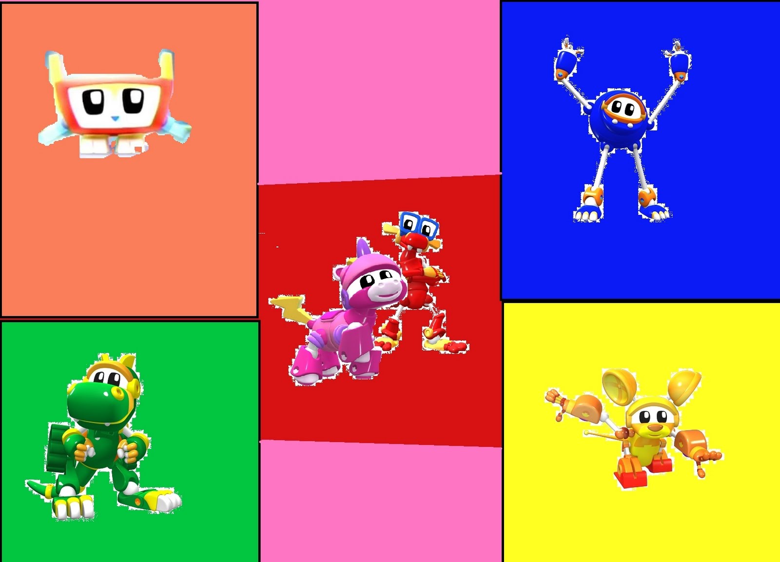 Mecanimales, Unicornio, Sasquatch, Rex, Maus, Komodo, Discovery Kids ...