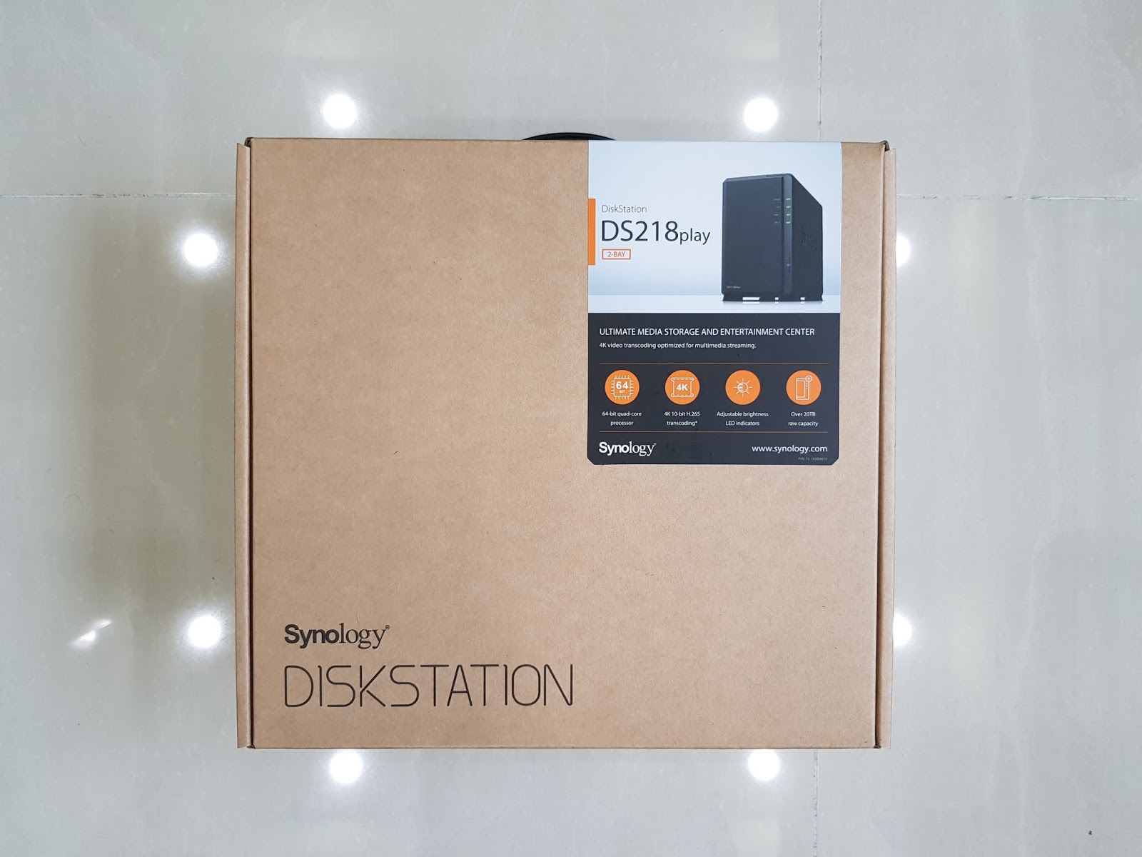 Unboxing and setting up of Synology DS218play - Part 1