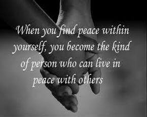 "Lady in waiting" ♥: "When you find peace within yourself, you become ...