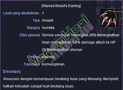 Elemental Starved Beast's - Accretia - Guide RF Online