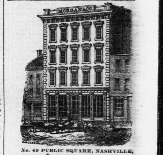 Nashville History: Morgan - Reeves Building, Nashville Public Square