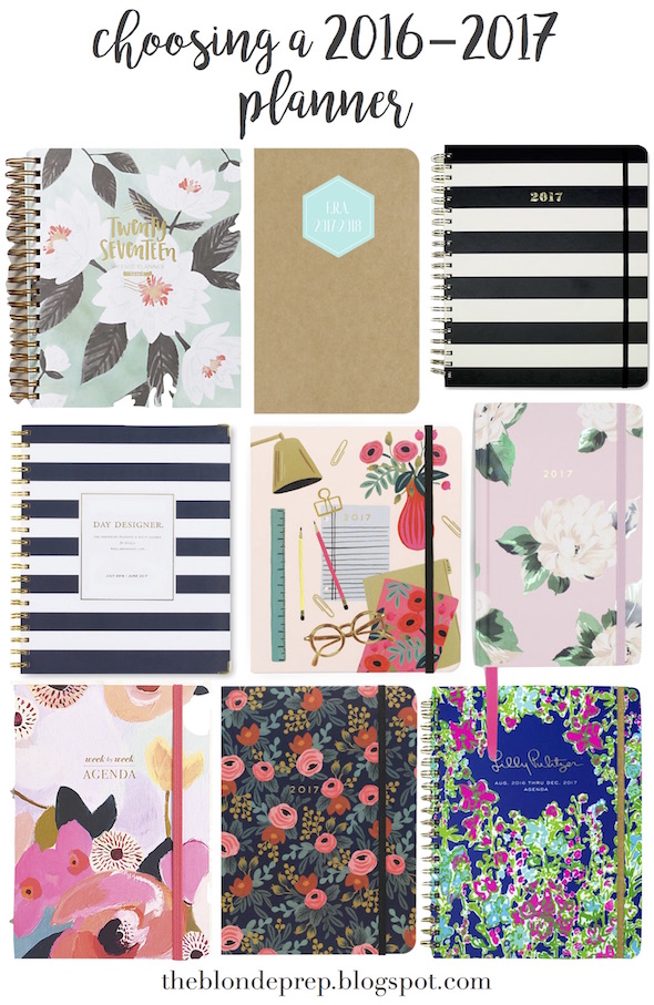 Choosing a Planner / Agenda