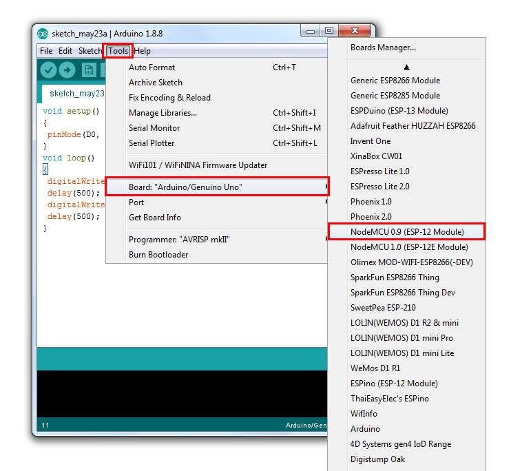 ตัวอย่างโปรเจค IoT ESP8266 - หุ่นยนต์ ESP8266: คุณสมบัติของ ESP8266 ...