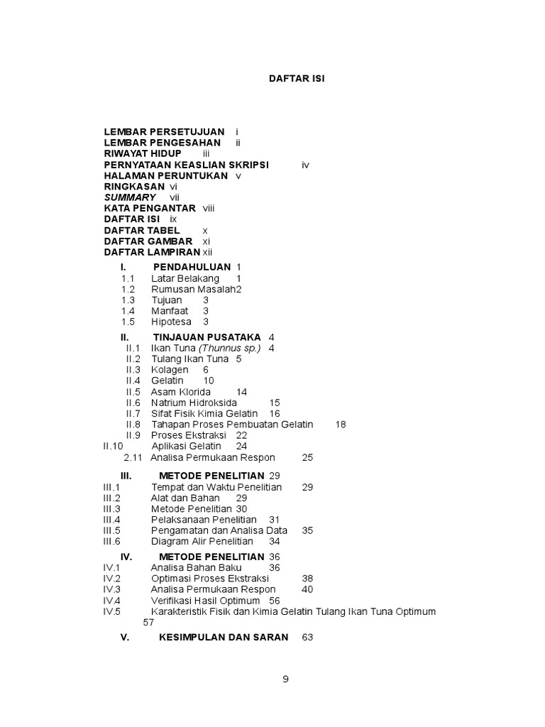 daftar isi skripsi - wood scribd indo