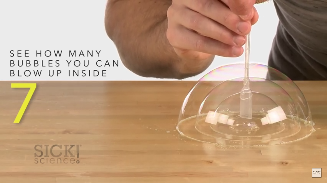 Cara Membuat Gelembung di dalam Gelembung (Sick Science !) - Mungkin - Alvi