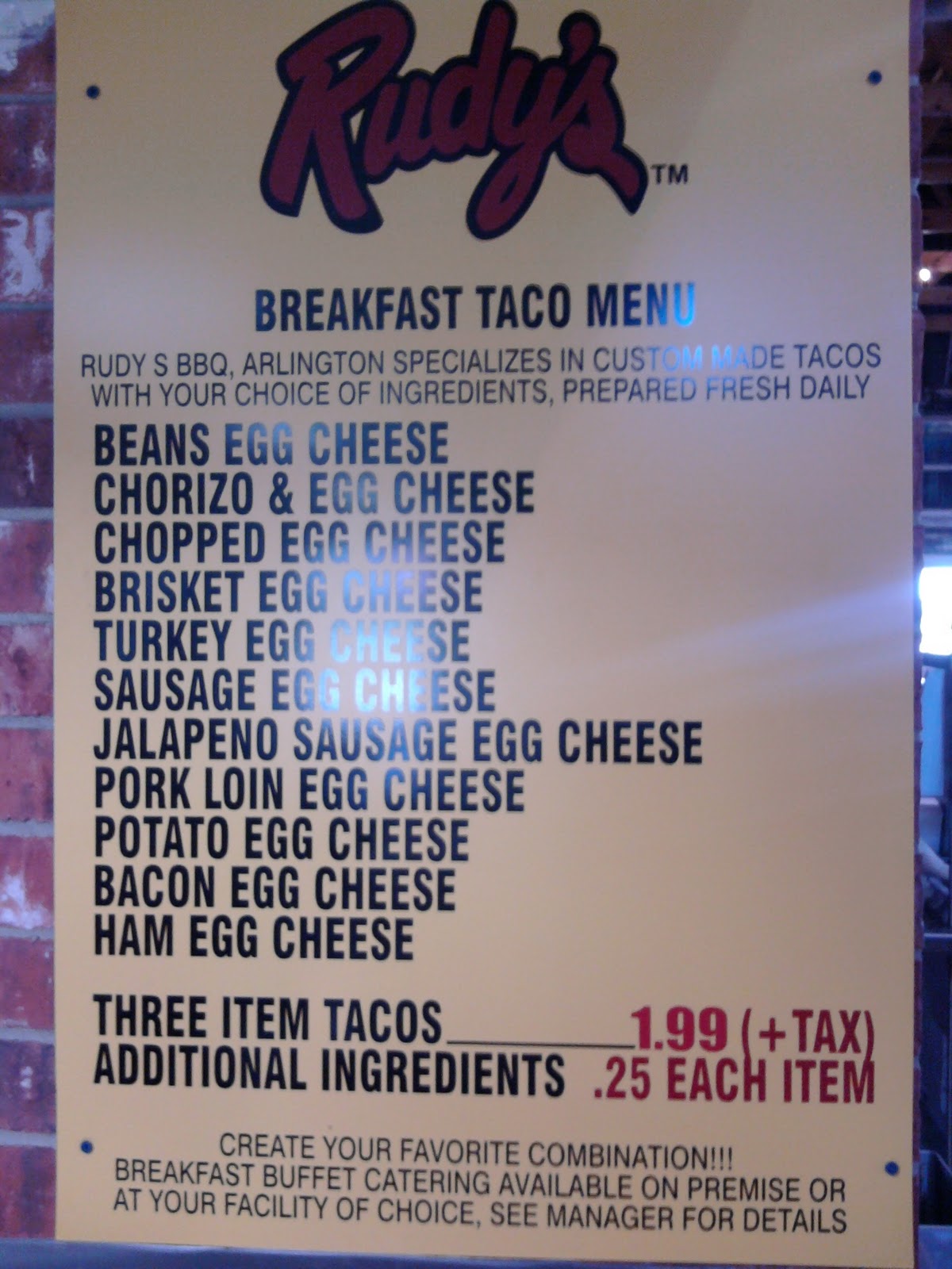 Satiety by Matt: Rudy's BBQ