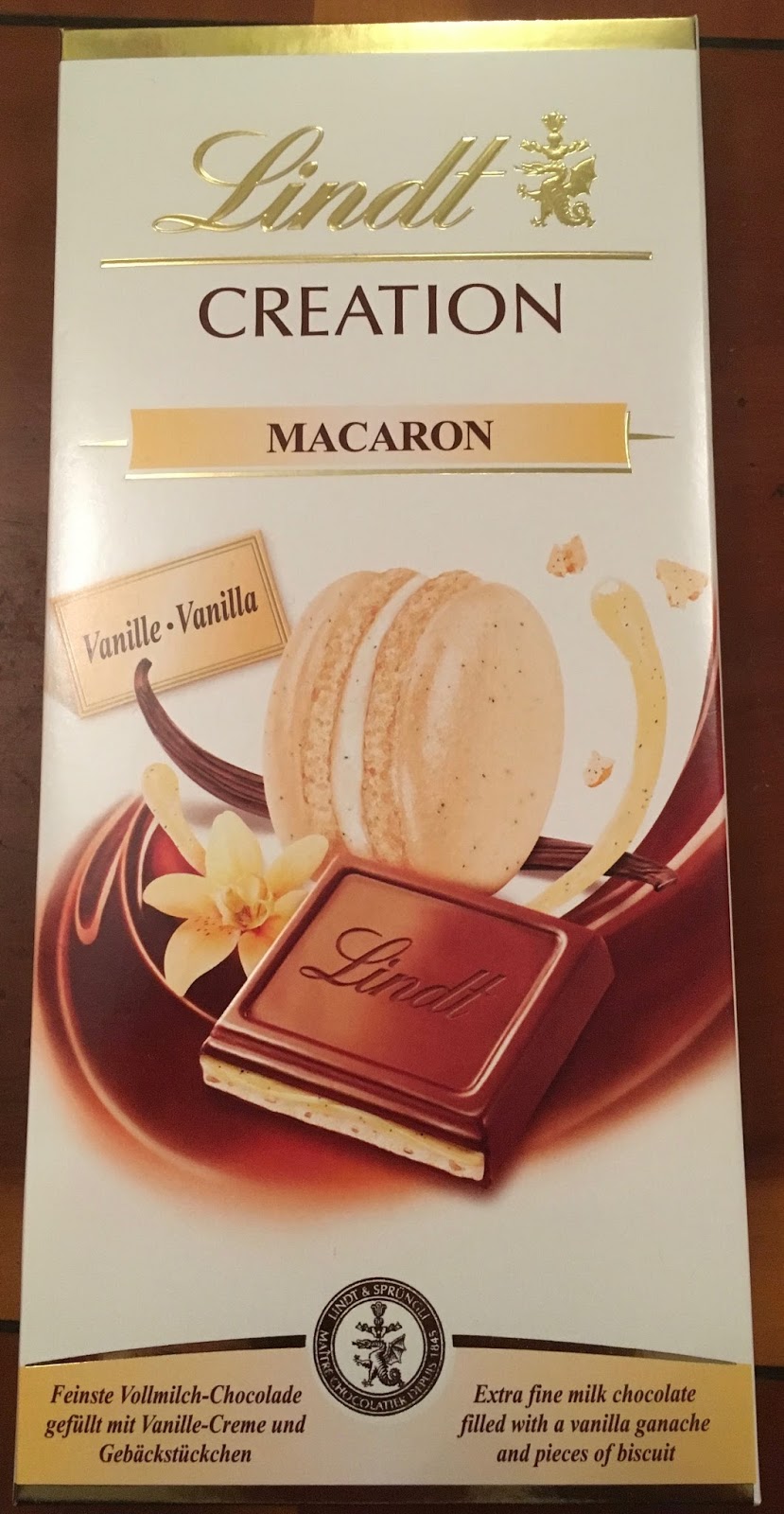 FOODSTUFF FINDS: Lindt Creation Macaron Milk Chocolate Bar (Waitrose ...