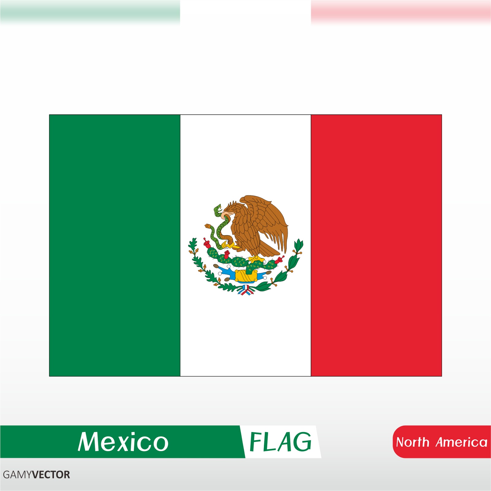 Mexico Flag Vector | GamyVector