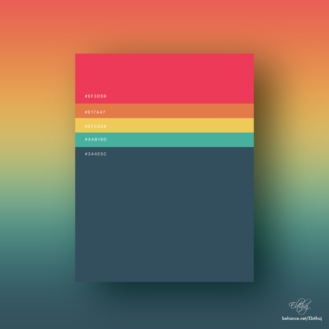 8 Beautiful Flat Color Palettes For Your Design | Layth Jawad