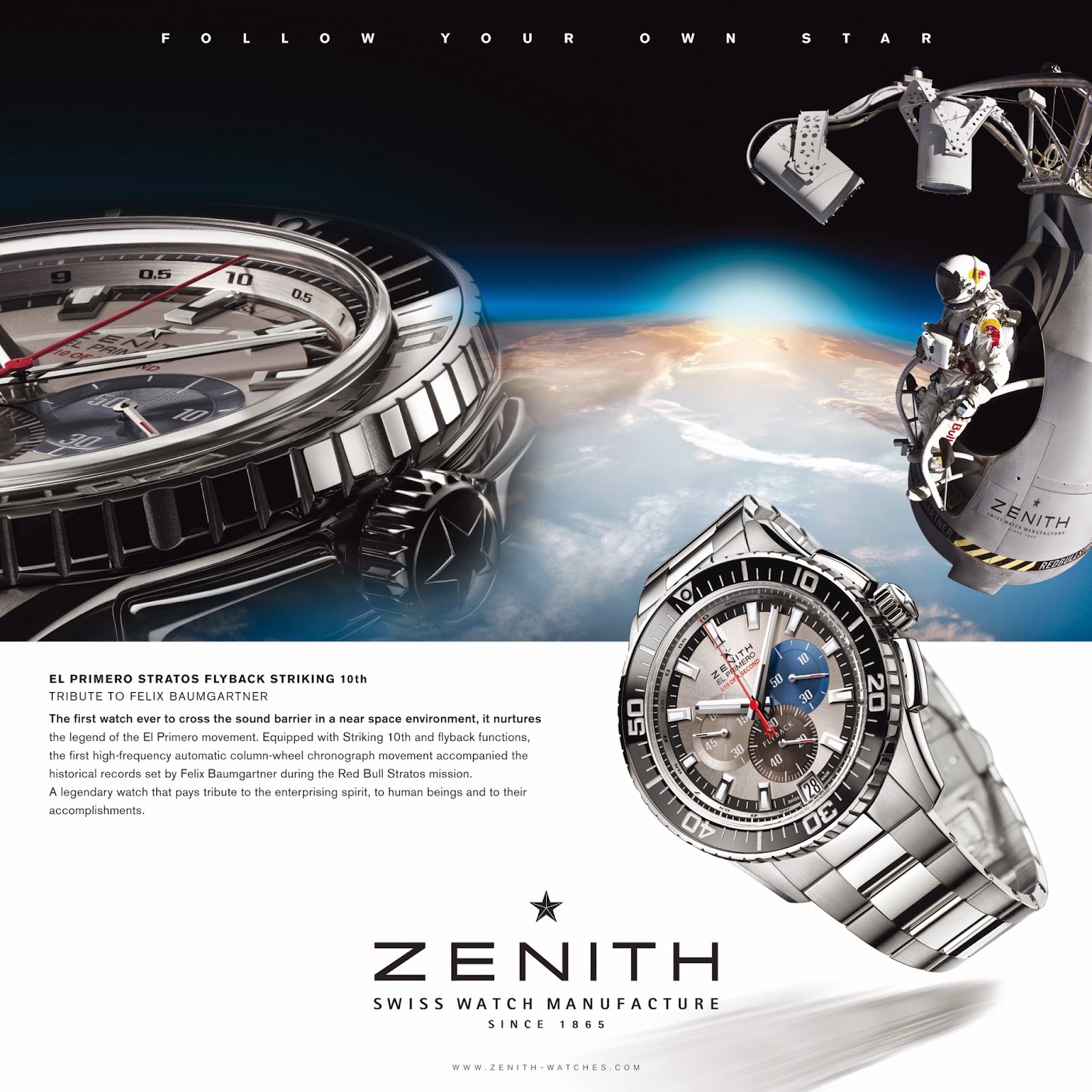 Height of Horology: Zenith Advertising