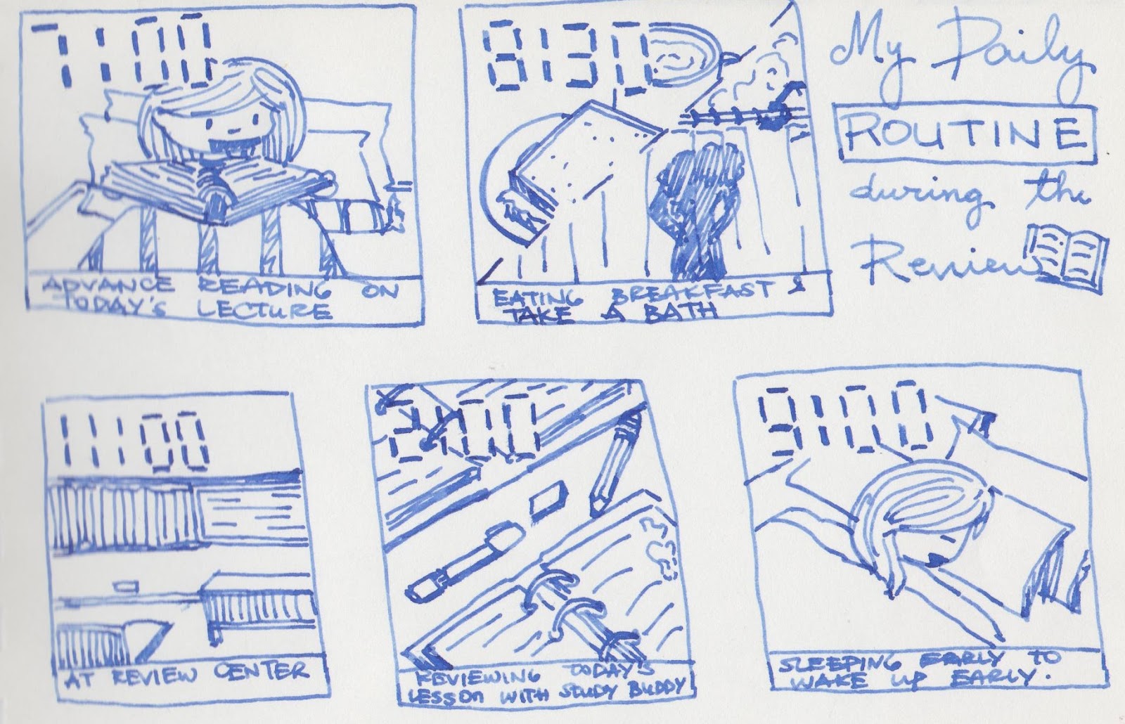 Draft and Note: My Daily Routine