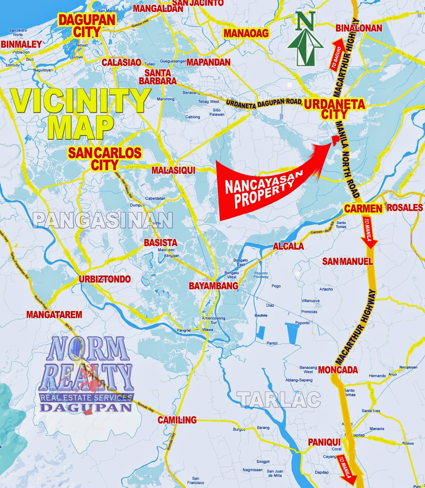 NormRealty Dagupan: Urdaneta Nancayasan 4-Hectare Land Along McArthur ...