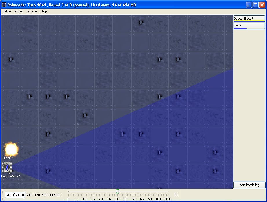 Software Engineering Log: Competitive Robocode Robot
