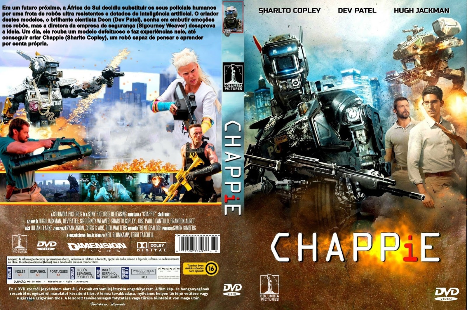 CAPAS DVD-R GRATIS: Chappie