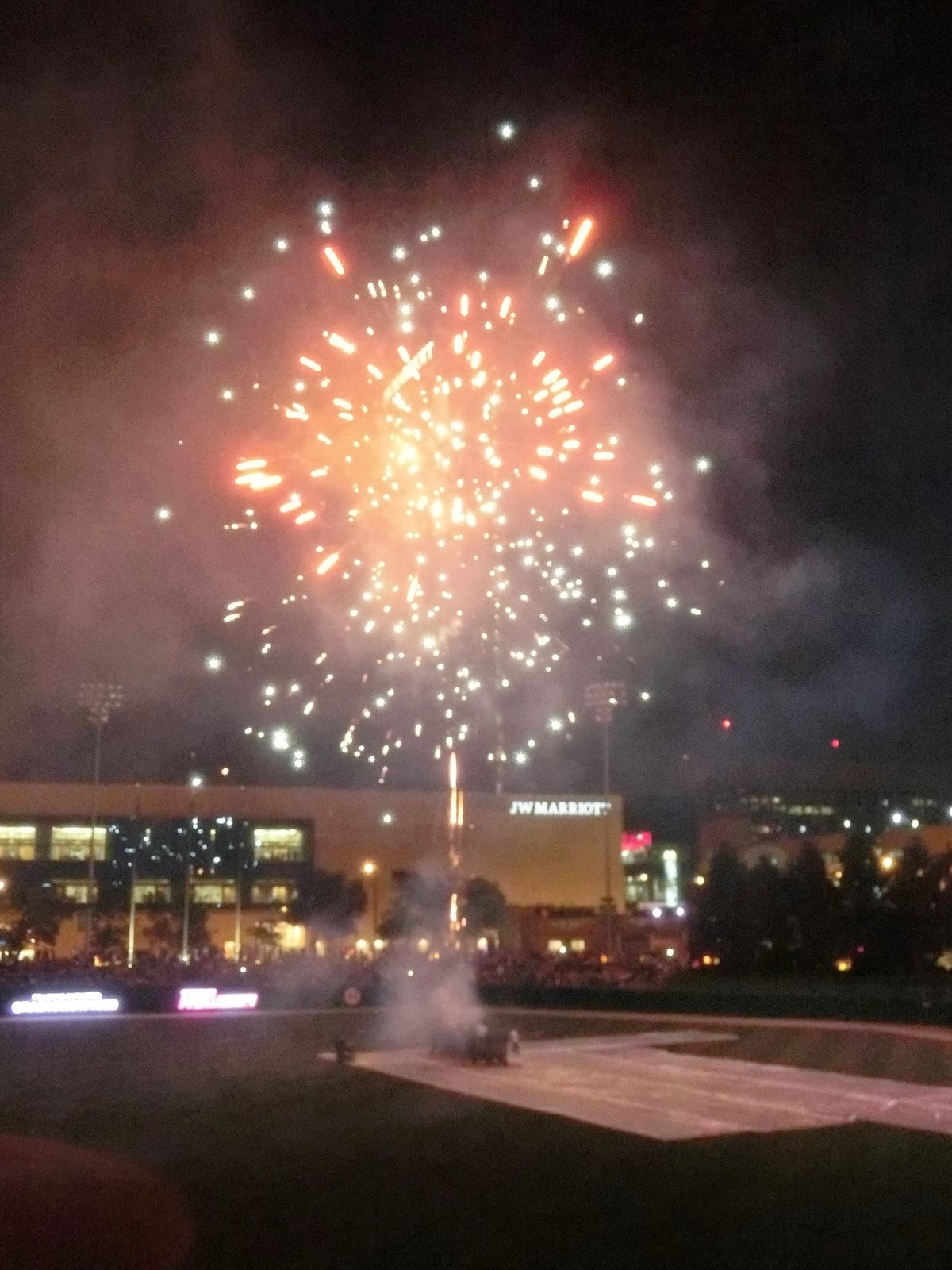 Indianapolis, IN: Indianapolis Indians Fourth of July Fireworks Show ...
