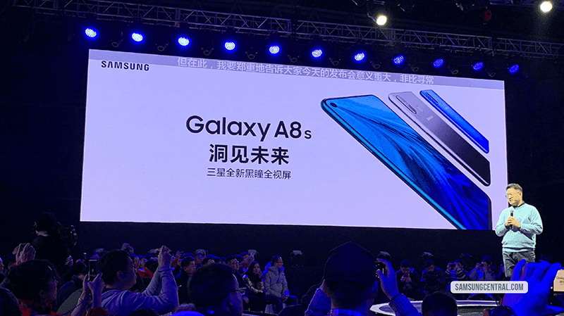 Samsung Galaxy A8s is official, the first with Infinity-O screen