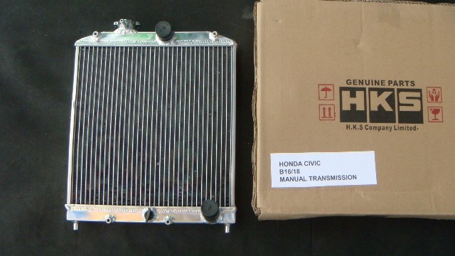 performance part: HKS radiator civic b16/b18 manual/auto