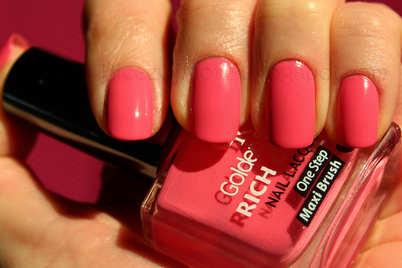 piece of Moris: Golden Rose Rich Color [swatche] nowy kolor - 63