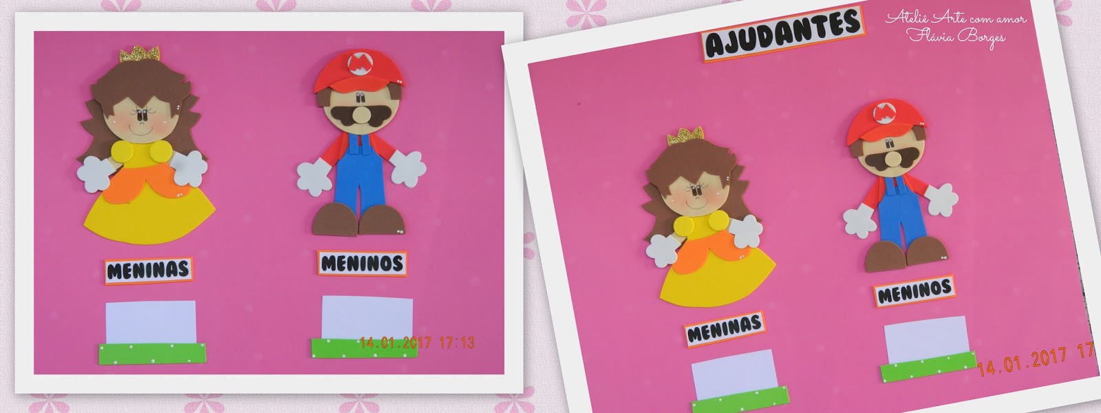 Ateliê Arte com amor: Super Mario - decoração para sala de aula
