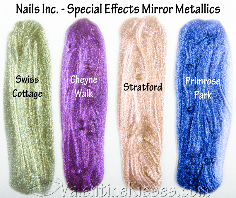 Valentine Kisses: Nails Inc. Special Effects Mirror Metallics - 4 ...